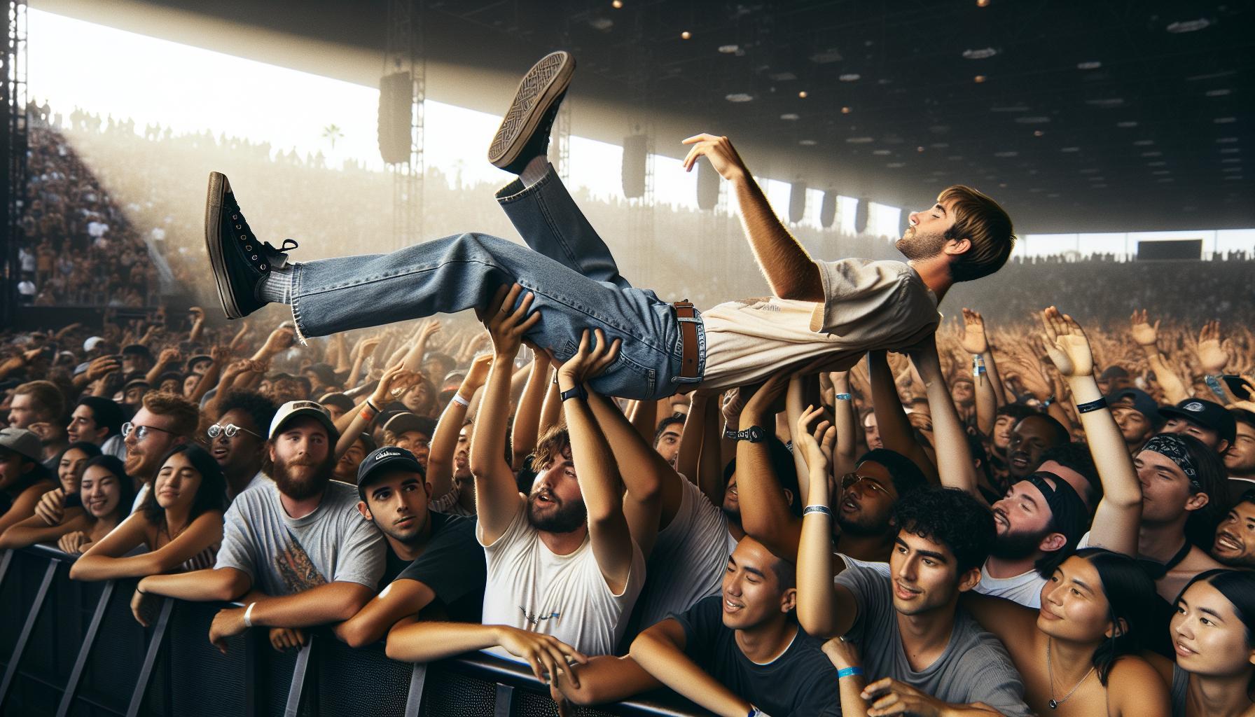 How To Crowd Surf: Stay Safe While Stage Diving » PDR Magazine